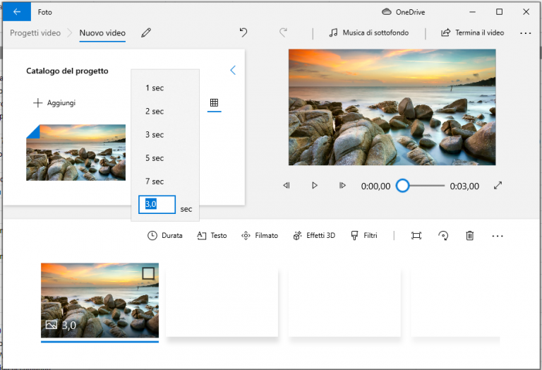 Come creare video con Windows 10 gratuitamente