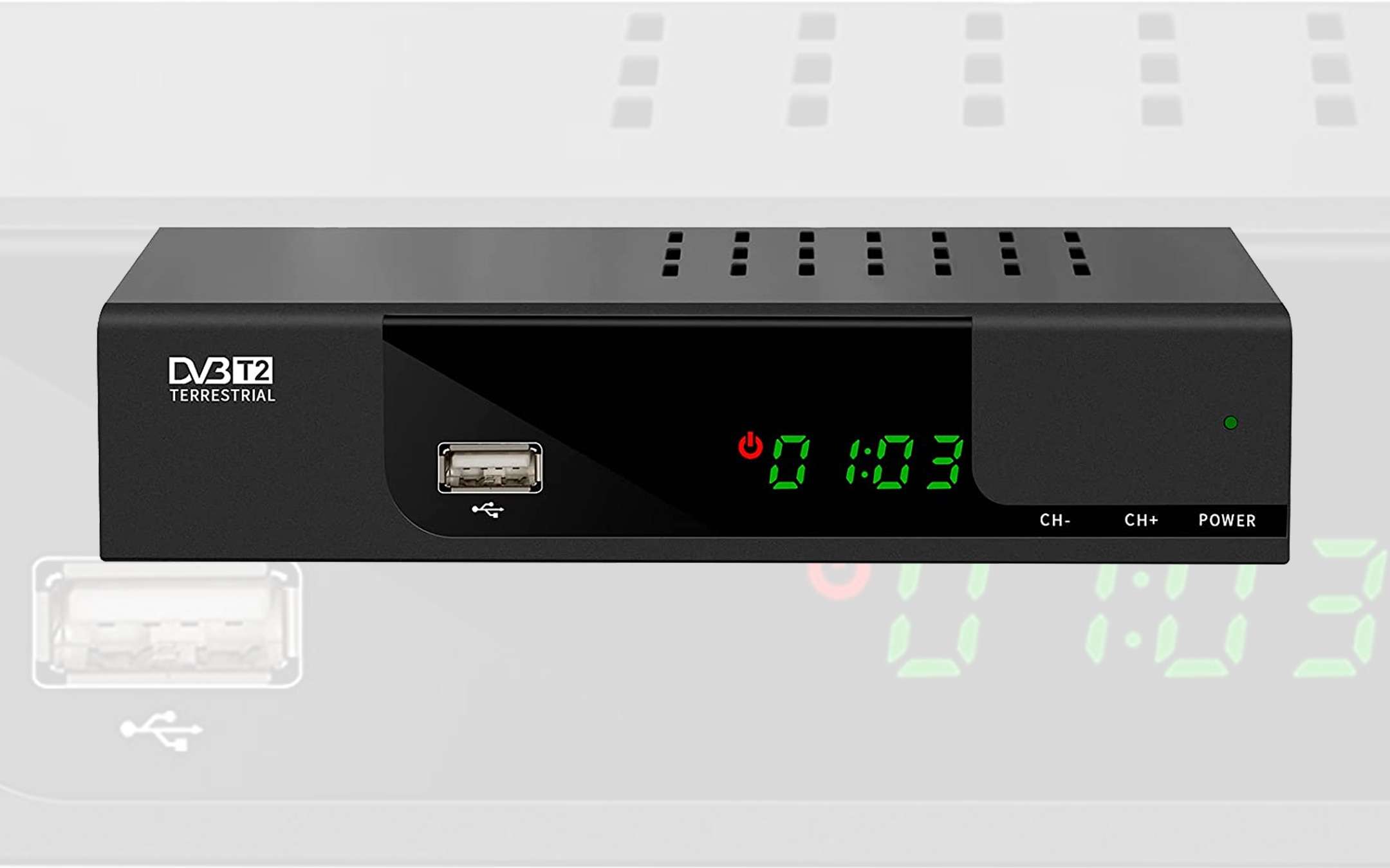Decoder DVB-T2 con registratore e media player: ottimo prezzo