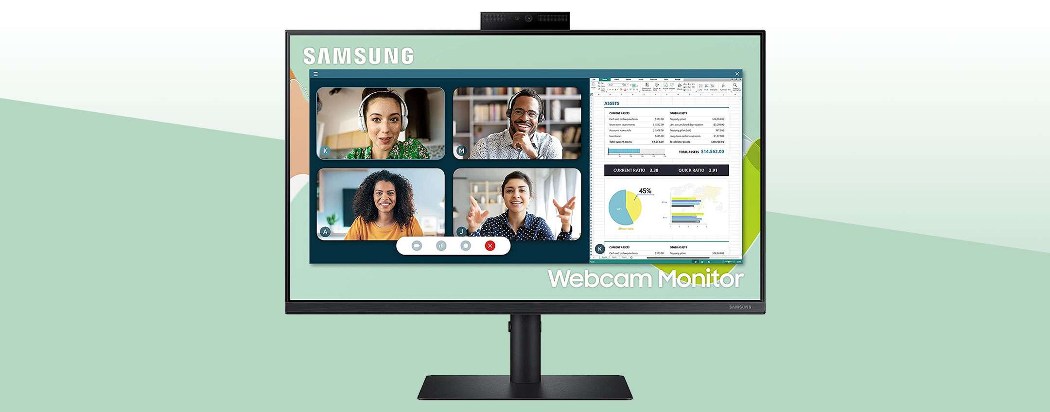 Questo monitor Samsung con webcam integrata è in offerta su Amazon