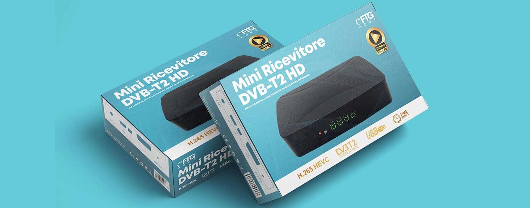 Mini decoder DVB-T2 in offerta lampo: soli 20
