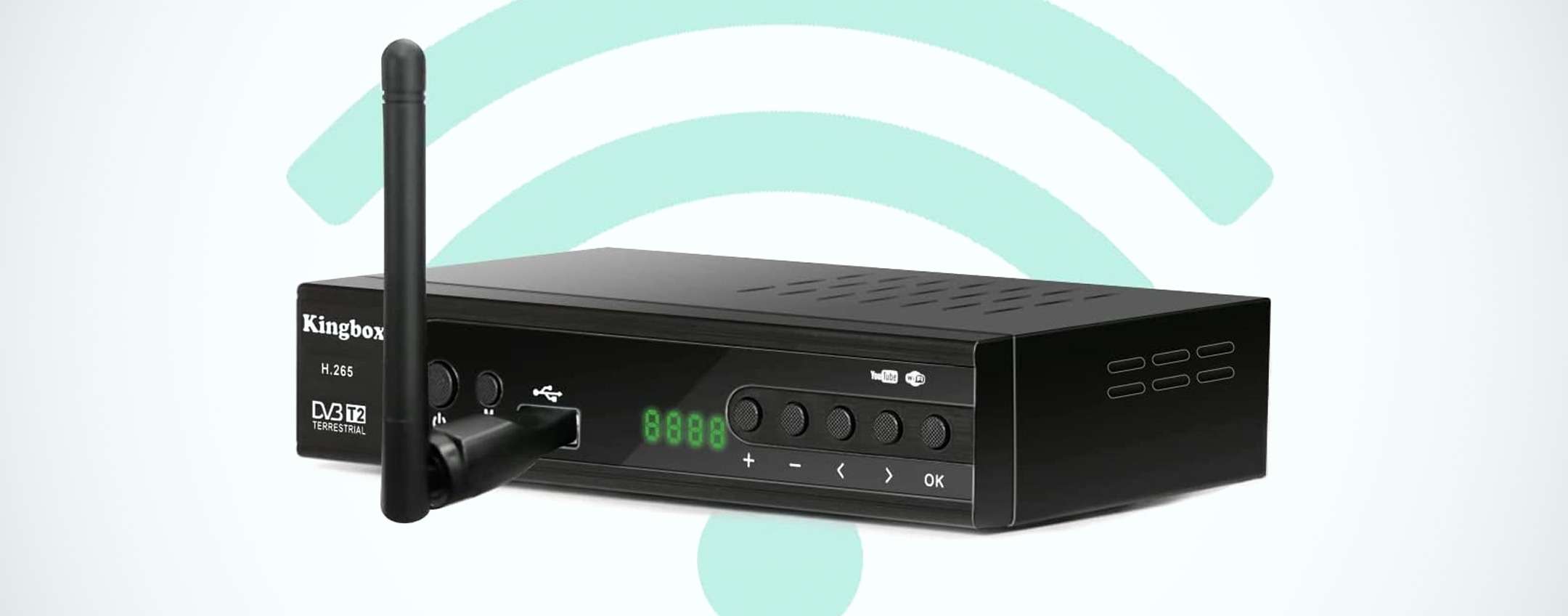 Decoder digitale terrestre con WiFi: lo sconto
