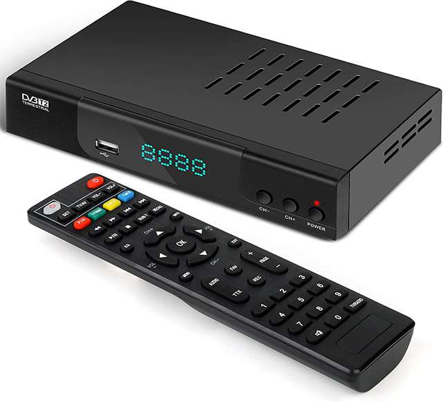 Digitale terrestre: decoder DVB-T2 multifunzione a -39%