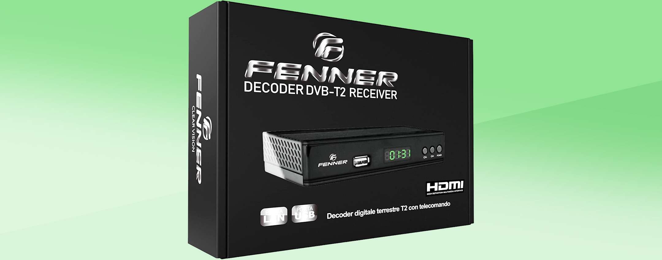 Decoder TV: questo multifunzione è in FORTE SCONTO