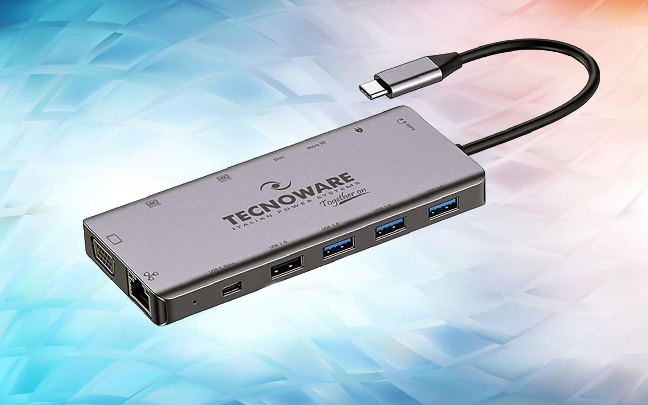 Collega fino a 3 monitor al tuo PC con questo HUB USB-C