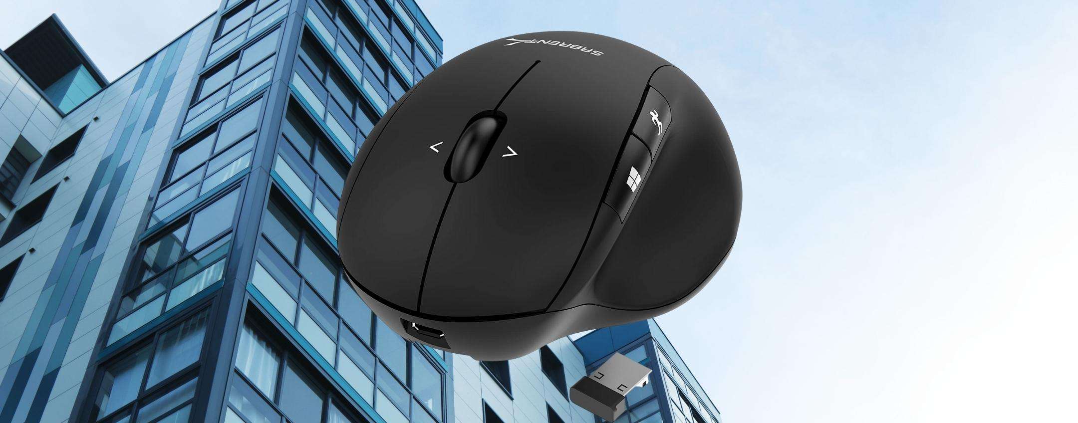 Mouse wireless con 4D, ergonomico e ricaricabile: DA AVERE a 8€