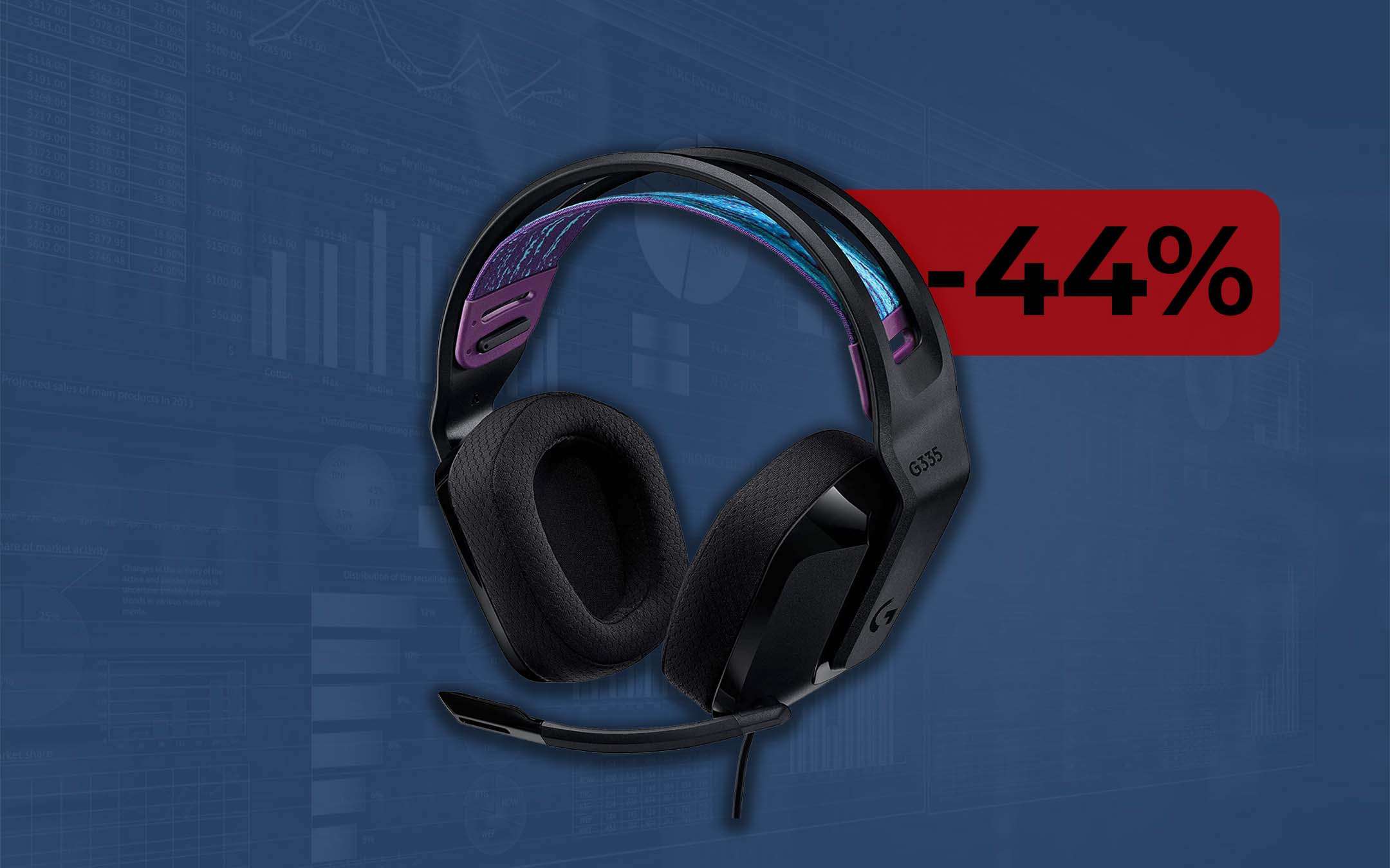 Logitech G335: cuffie TOP a prezzo STRACCIATO (-44%)