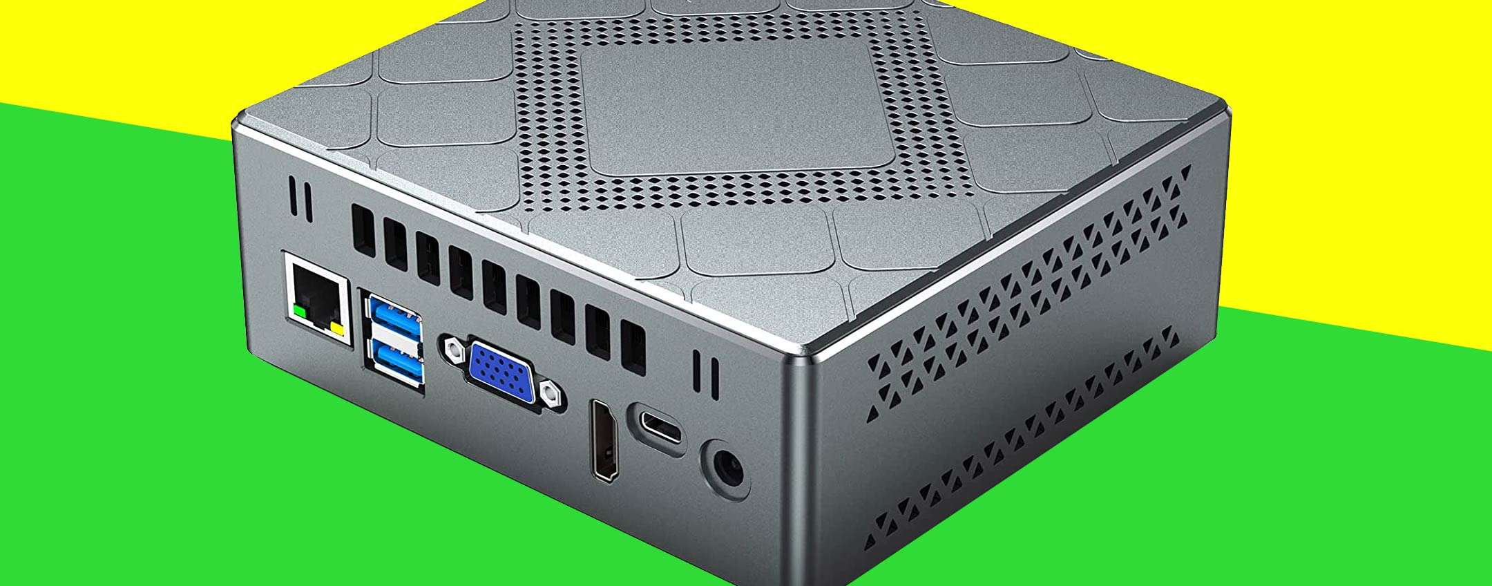 Mini PC con lettore impronte e Windows 11 (-80€)