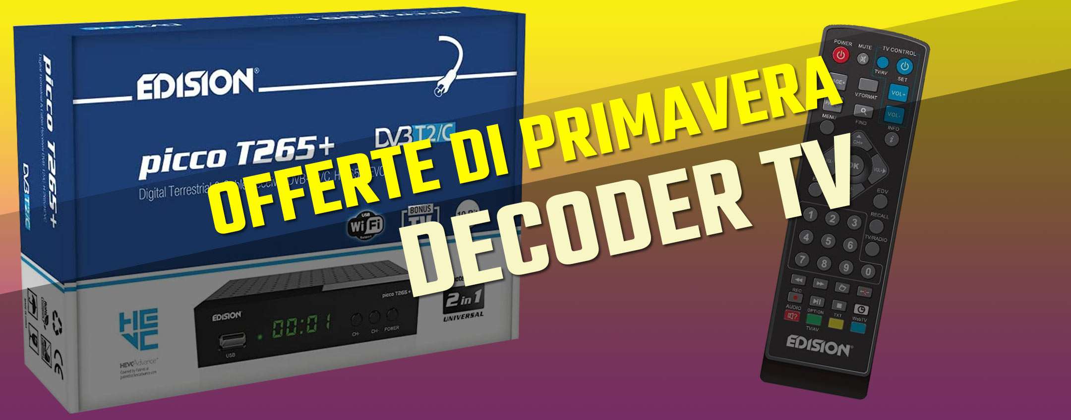 Decoder TV multifunzione: un must have a questo prezzo