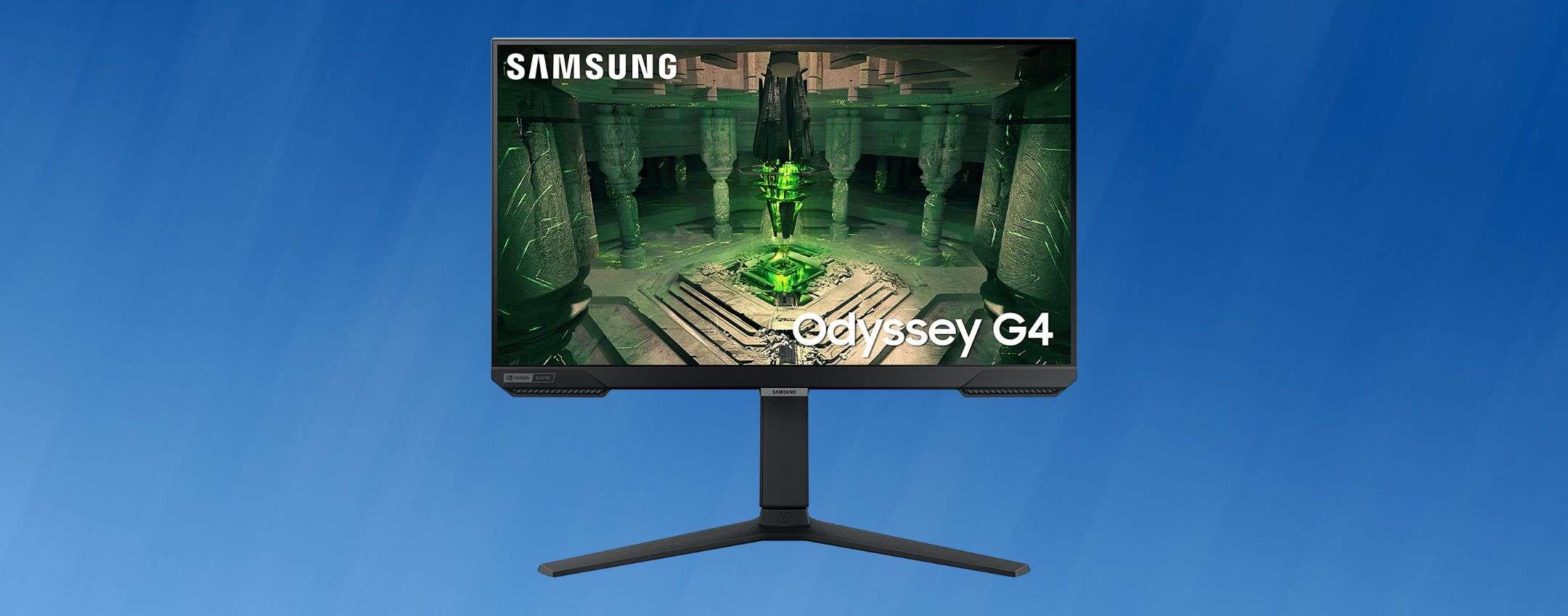 Samsung Monitor Gaming Odyssey G4: minimo storico su Amazon (-179€)