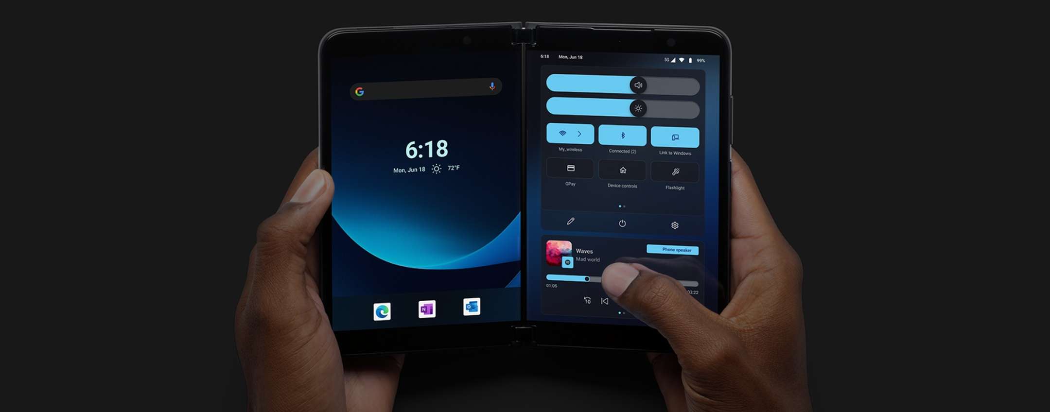 Andorid 12L arriva sui Surface Duo e Surface Duo 2