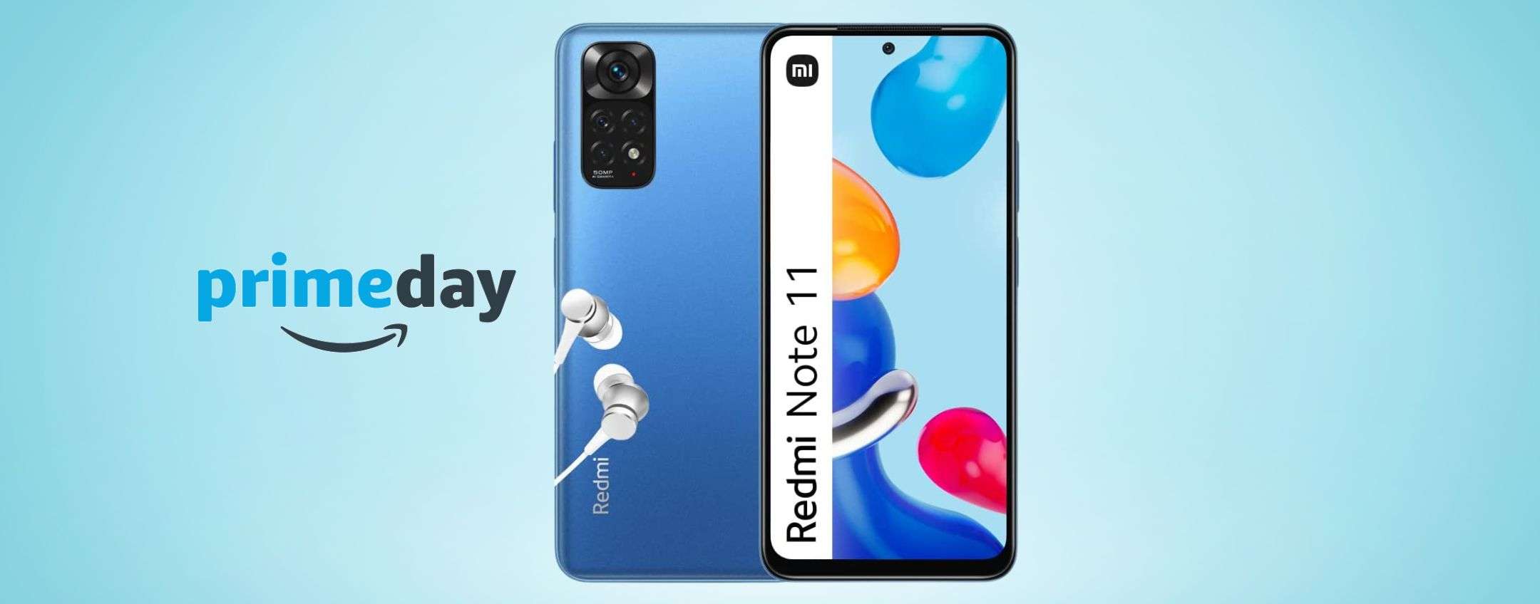 Xiaomi Redmi Note 11, CROLLA IL PREZZO per i Prime Day: imperdibile