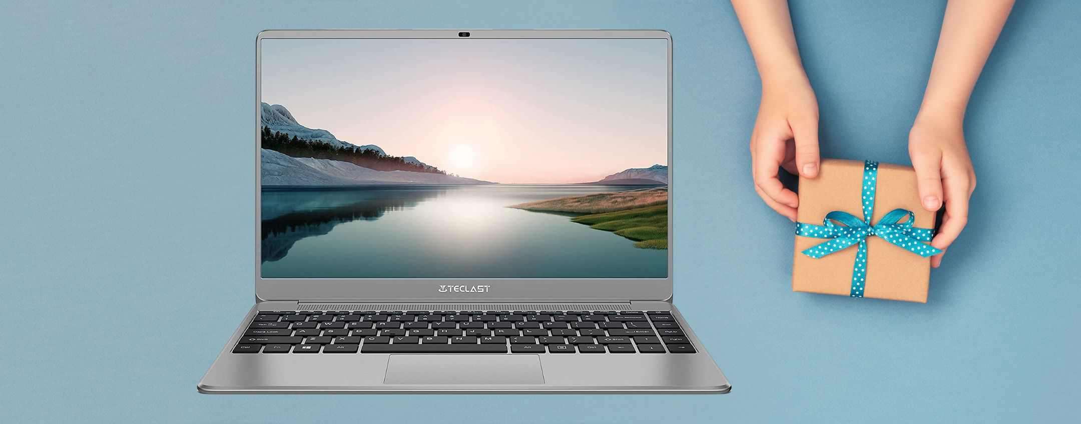 Notebook in offerta a 259€ con coupon Amazon e ricevi anche un regalo