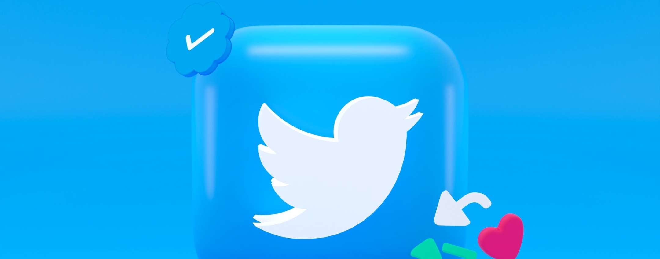 Twitter: badge blu, oro e grigio per gli account