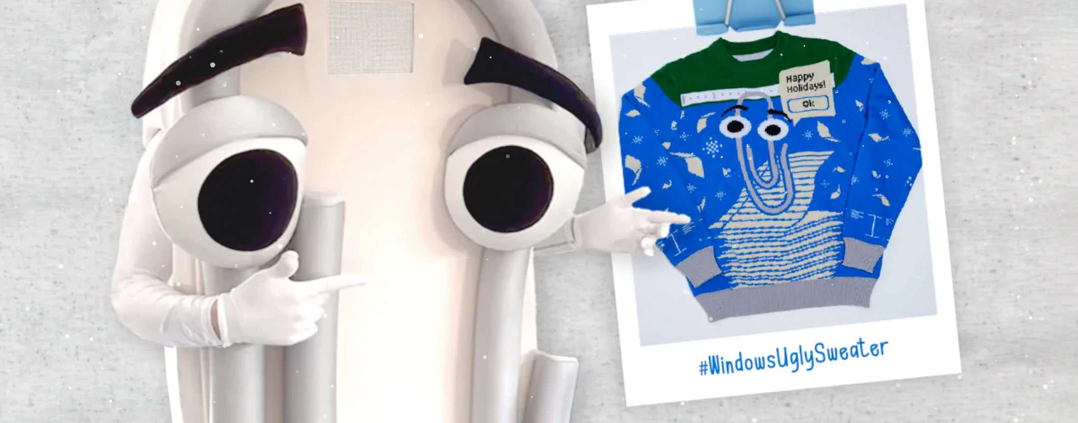 Natale con Microsoft: il maglione brutto di Clippy