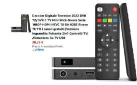 Digitale terrestre: ecco il decoder che sta dietro la TV (solo 20€)