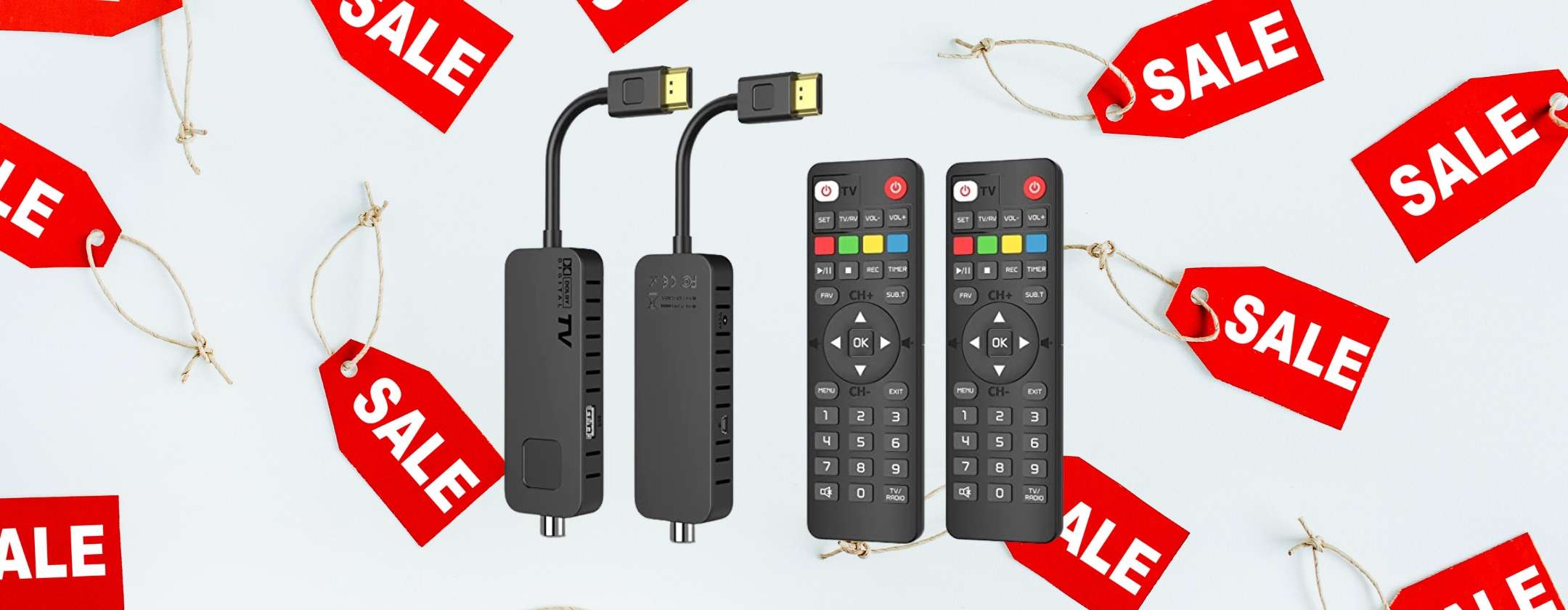Digitale terrestre: 2 decoder mini stick a un prezzo pazzesco