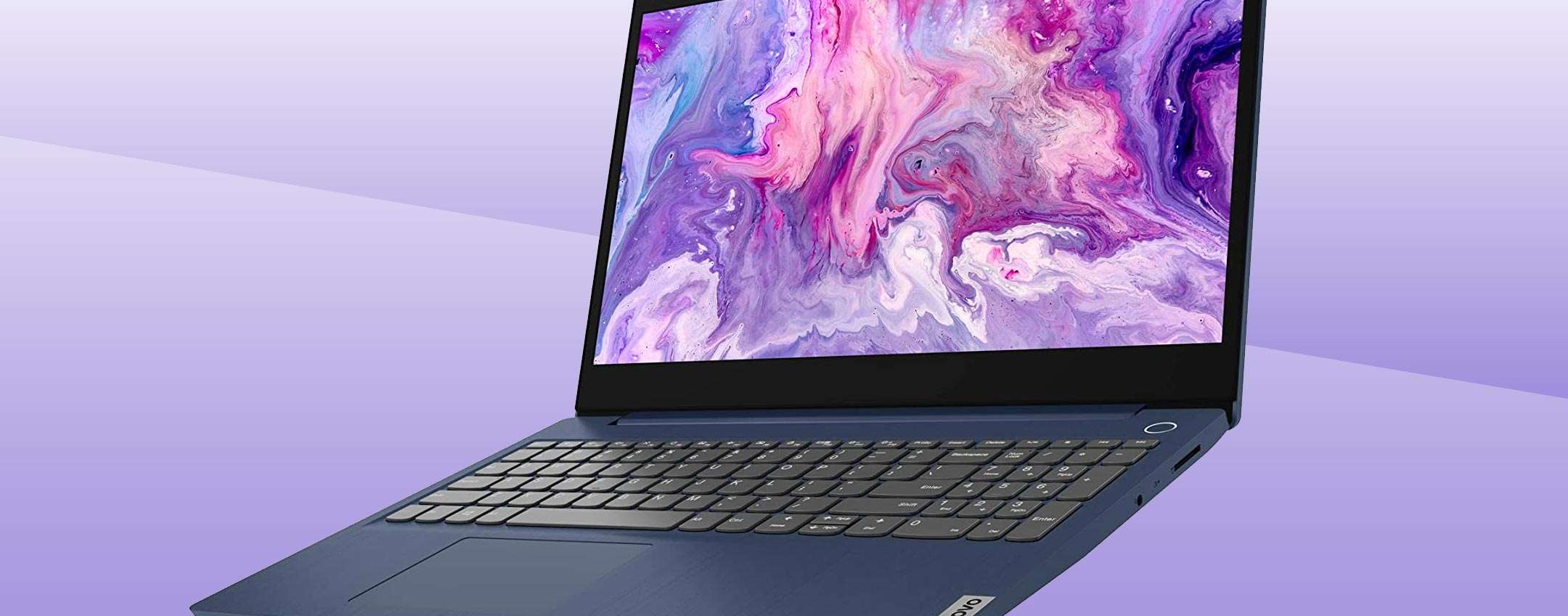 Laptop Lenovo IdeaPad 3: versione con Intel i3 e 8/512GB a 250€ in meno