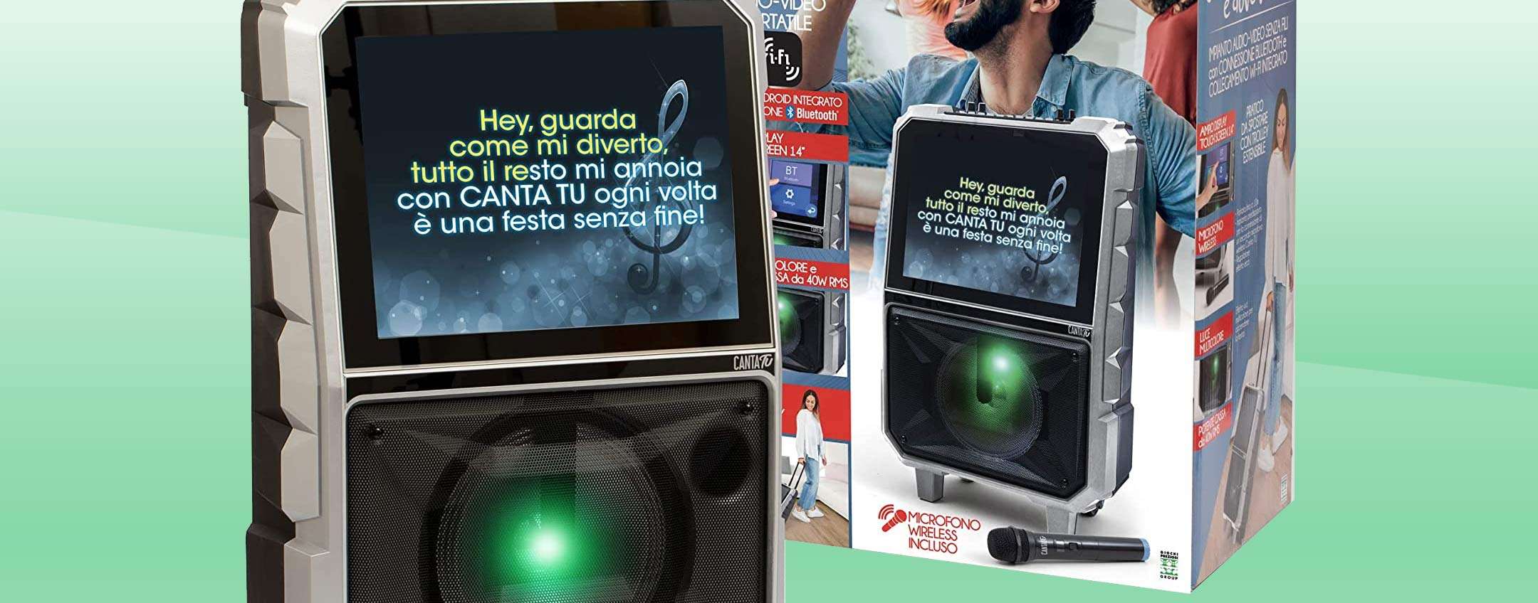 Regalo di Natale definitovo: Canta Tu Karaoke, l'originale (-50€)