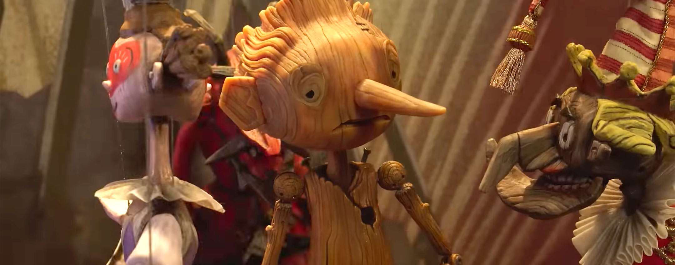 Pinocchio di Guillermo del Toro da oggi su Netflix