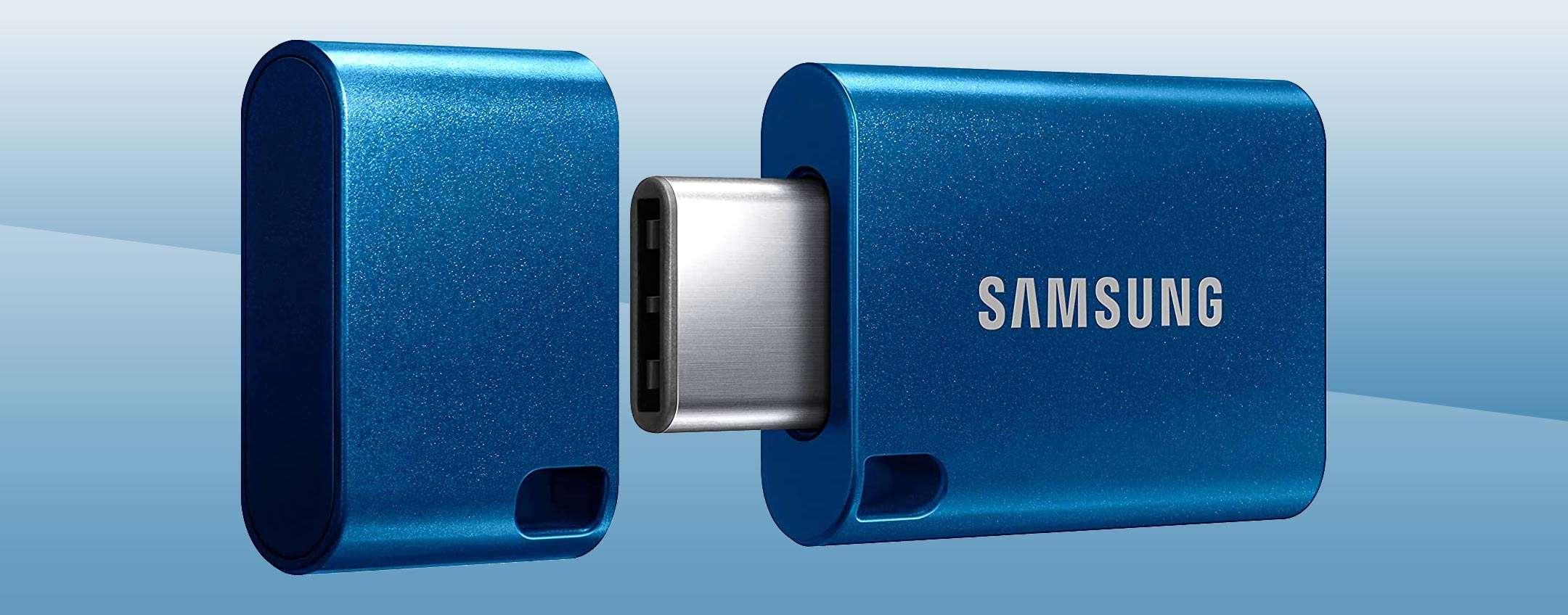 La pendrive USB-C da 128 GB di Samsung a prezzo stracciato