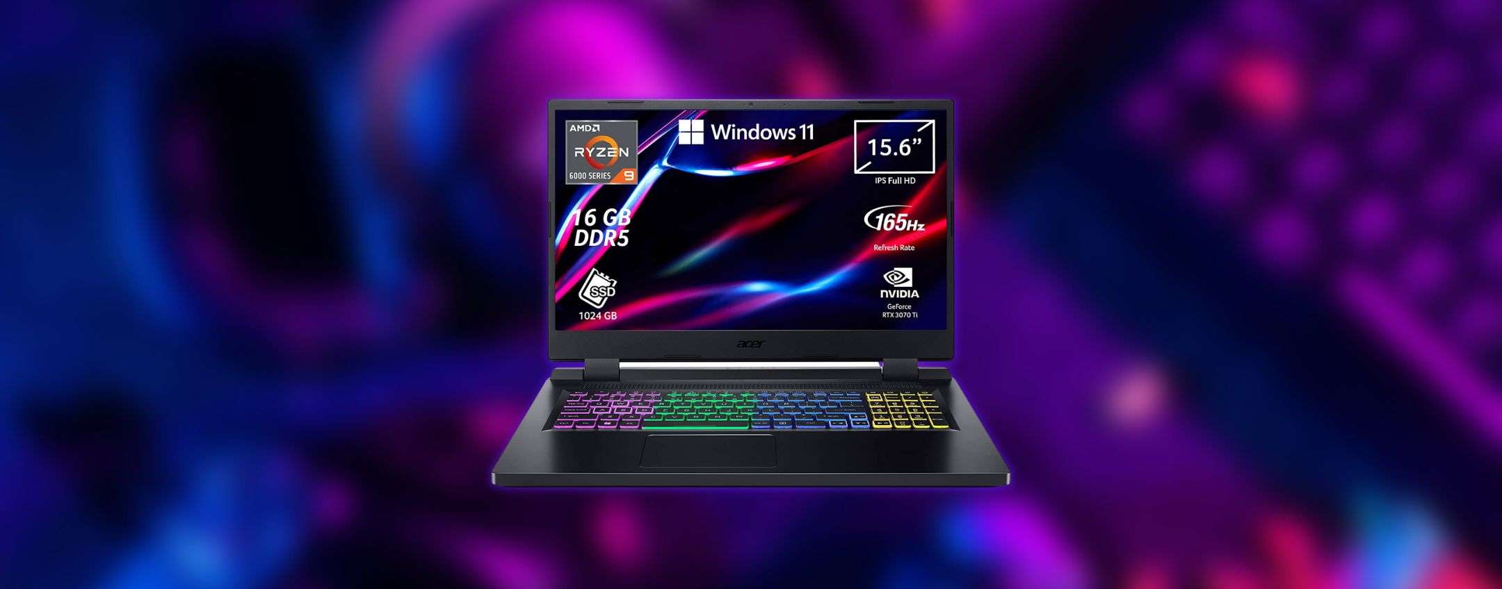 Notebook da gaming con Ryzen 9 e RTX 3070: 699 euro di sconto su Amazon