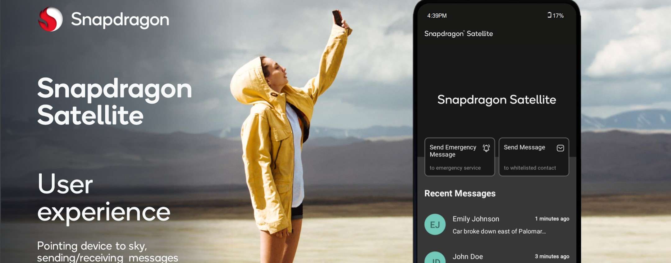 Snapdragon Satellite: invio messaggi con Iridium