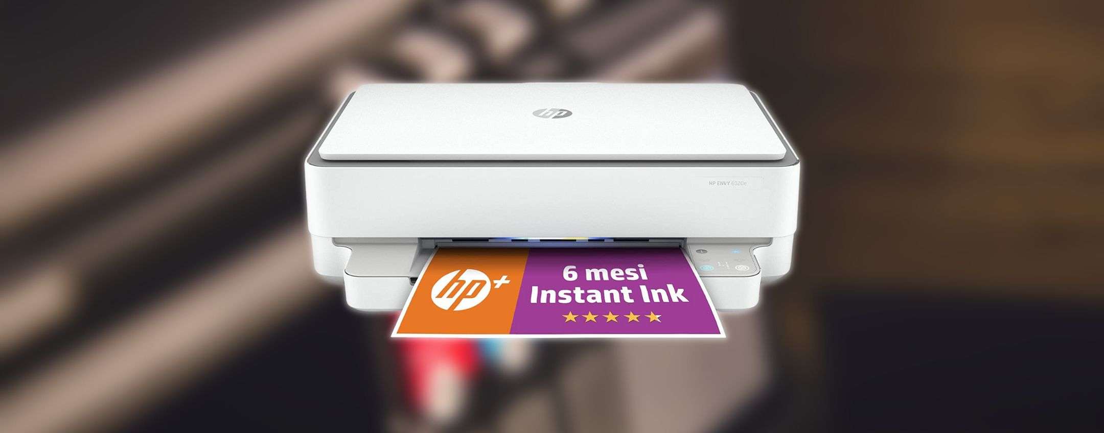 Stampante multifunzione HP con WiFi: sconto di 44 euro su Amazon