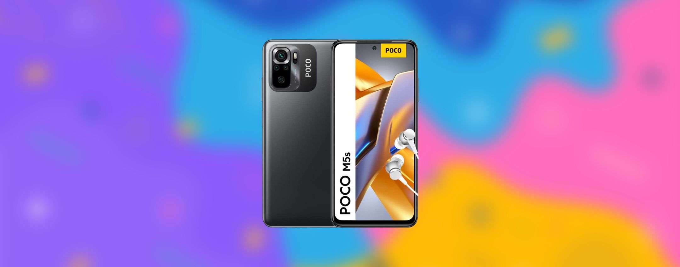 POCO M5s, lo smartphone economico che cercavi è in offerta (-17%)