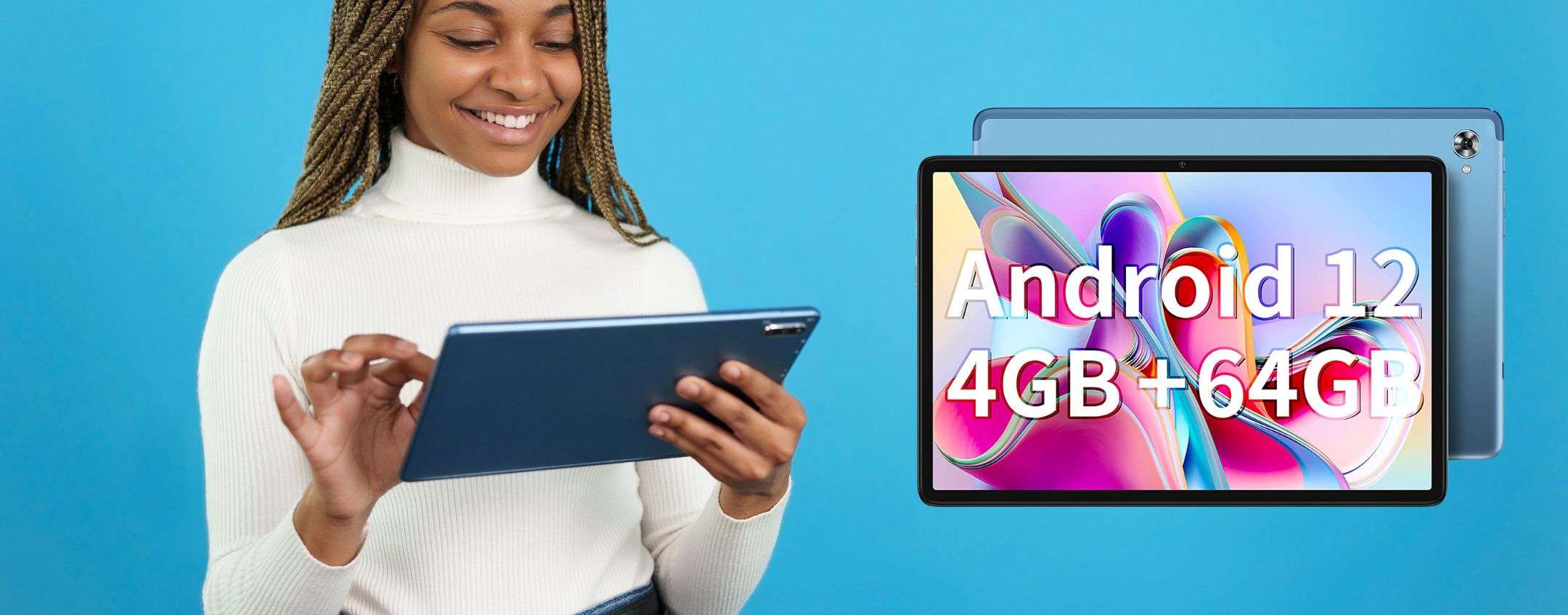 Ottimo tablet Android 12 a soli 108€: ADESSO con questo coupon Amazon