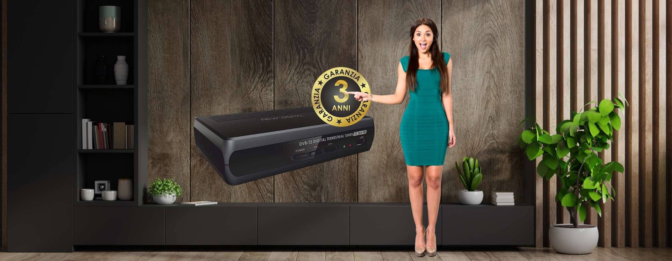 Digitale terrestre: 3 anni di garanzia per questo decoder da 28€