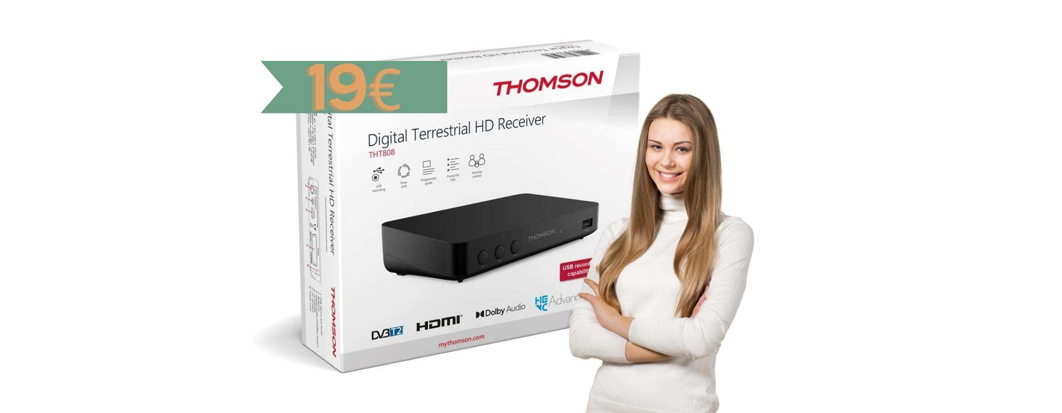 Digitale terrestre: il Decoder Thomson a 19€ è un REGALO