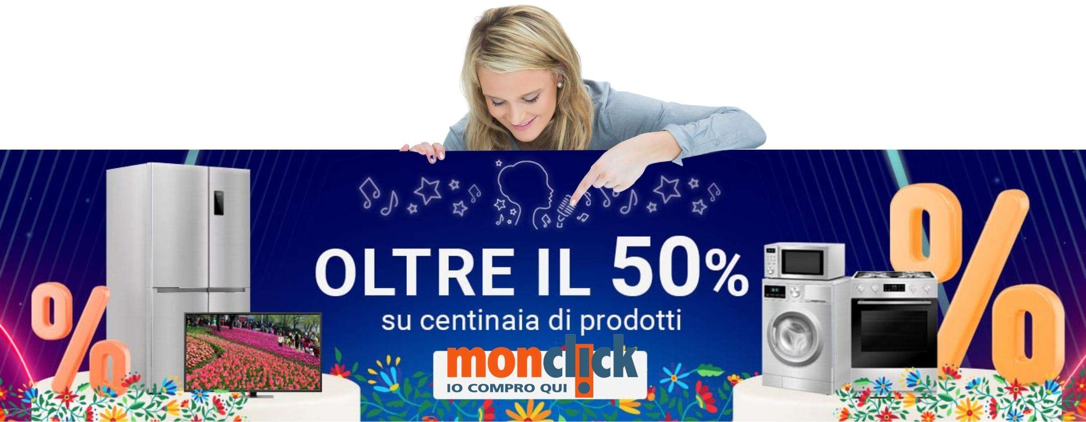 Volantino Monclick Festival degli Sconti: fino al 50% di risparmio