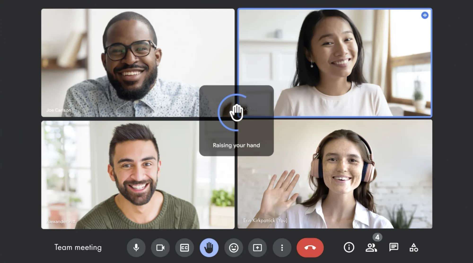 Google Meet userà l'IA per notare le mani alzate in webcam
