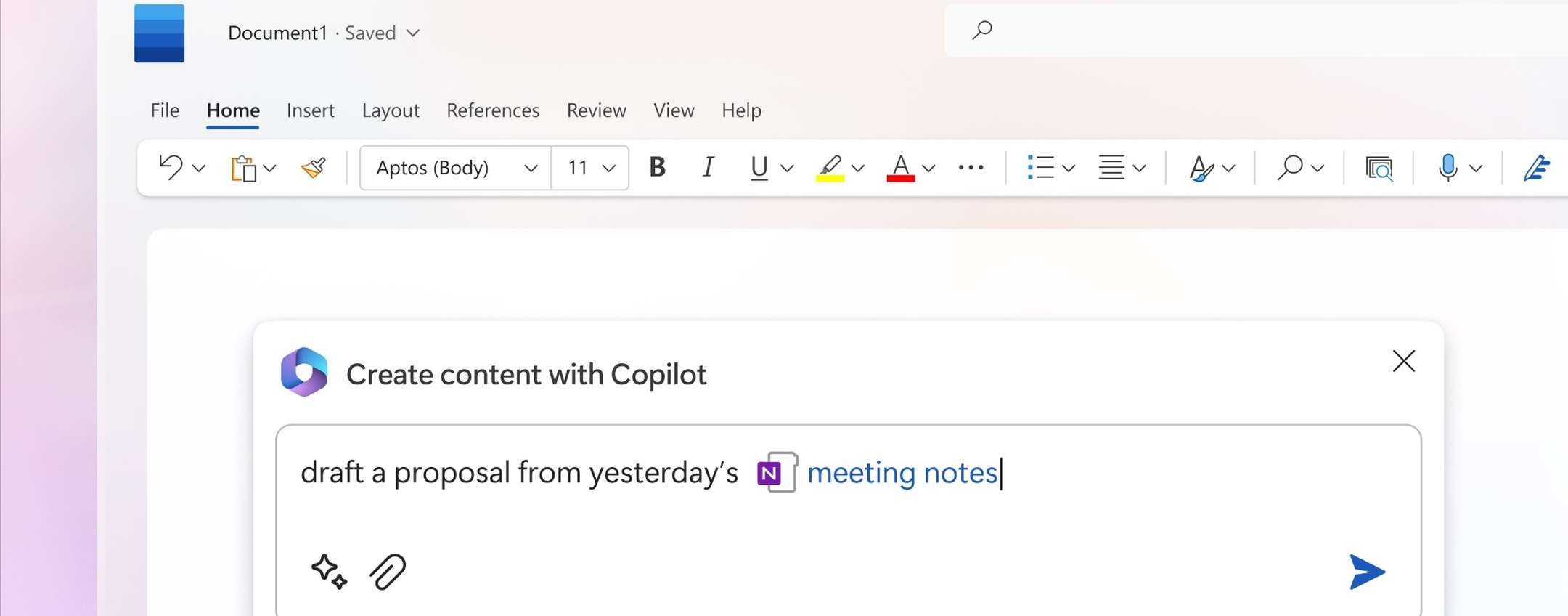 Microsoft 365 Copilot: prime immagini in Word