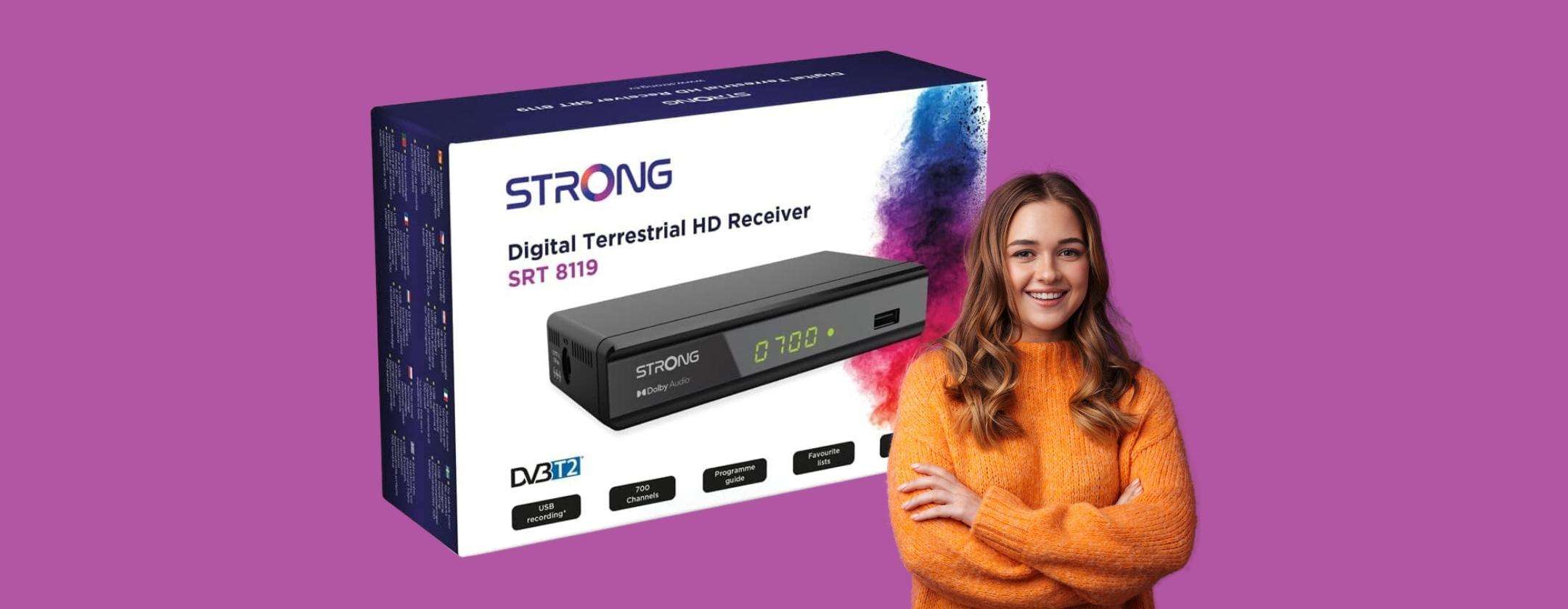 Decoder Digitale Terrestre Strong: OTTIMO PREZZO su Amazon