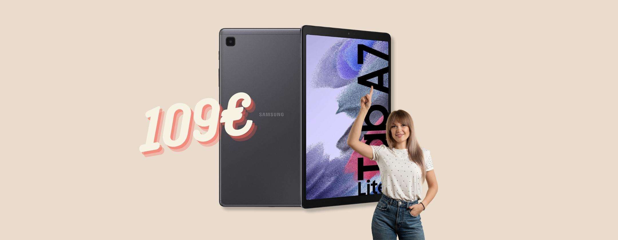 Samsung Galaxy Tab A7 Lite: solo 109€ per questo tablet