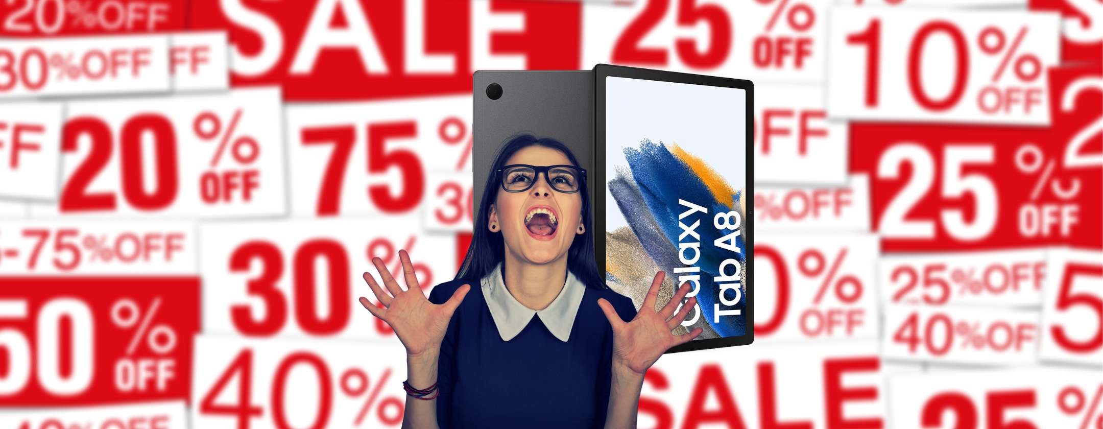 Samsung Galaxy Tab A8: quasi 100€ di sconto su Amazon