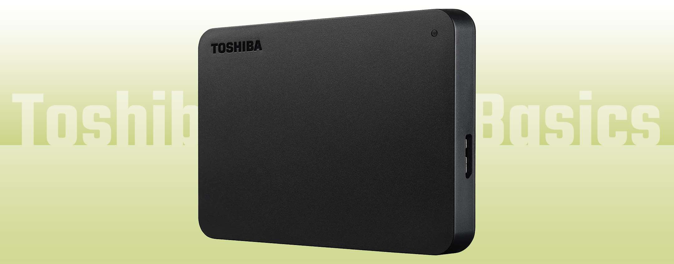 Toshiba Canvio Basics: HDD 1 TB a prezzo stracciato