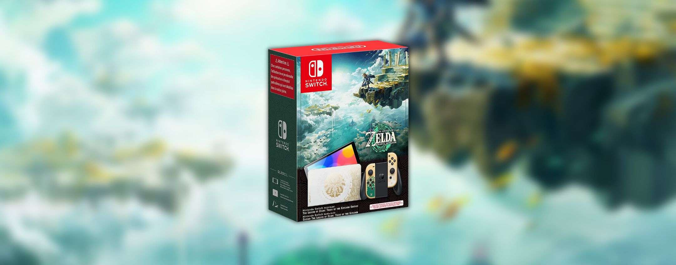 Nintendo Switch OLED edizione Zelda Tears of The Kingdom: prenotala su ...