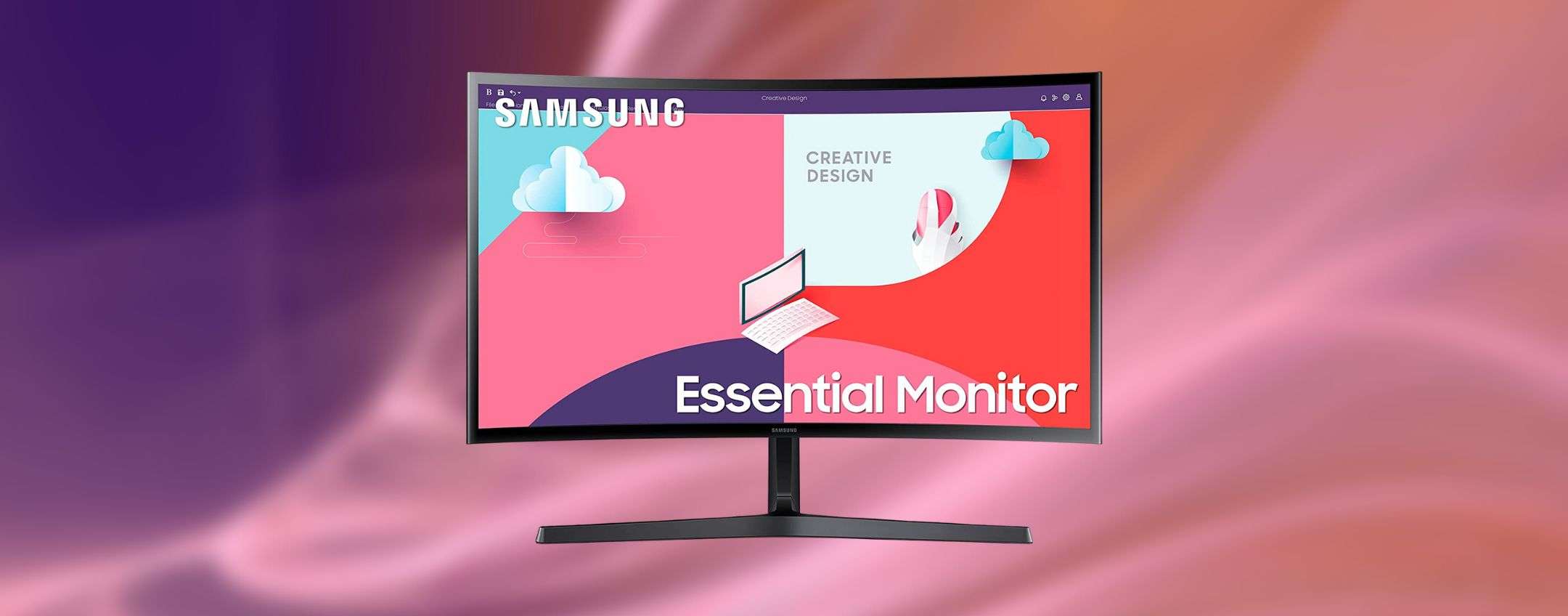 Monitor curvo Samsung da 24": STREPITOSA OFFERTA di Amazon