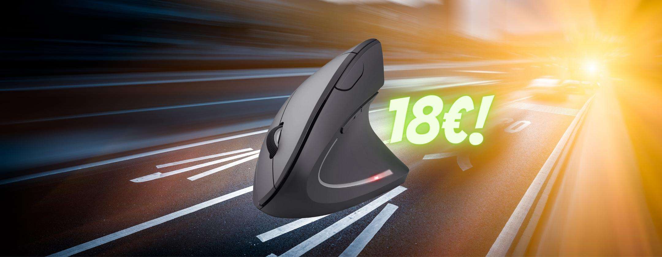 Trust Verto: il Mouse Verticale Ergonomico a meno di 20€