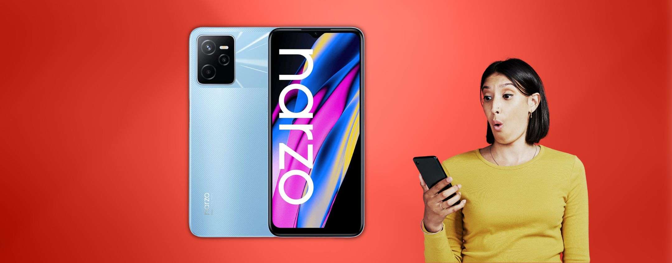 Realme Narzo 50A Prime: lo smartphone economico è in super sconto