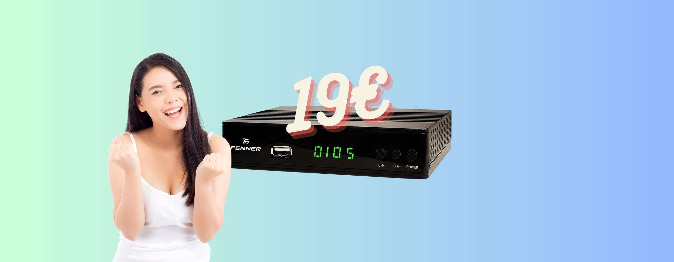 Decoder Digitale Terrestre Fenner GX2: tecnologia a meno di 20€