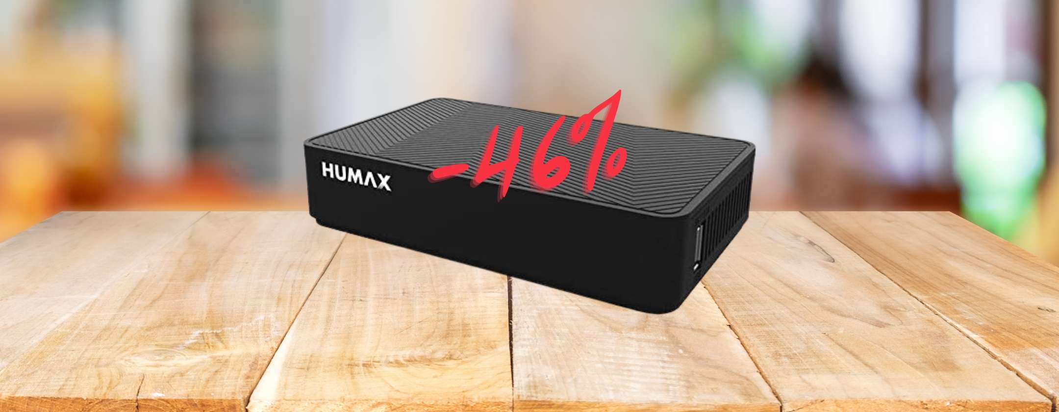 Decoder Digitale Terrestre Humax al Minimo Storico (-46%)