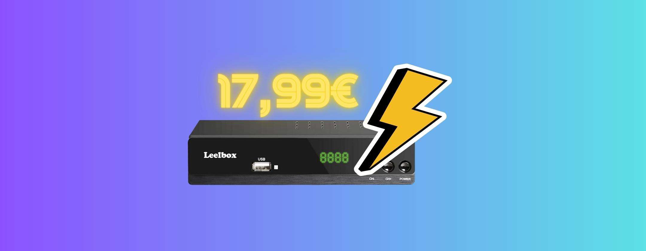 Decoder Digitale Terrestre Leelbox in OFFERTA LAMPO a 18€