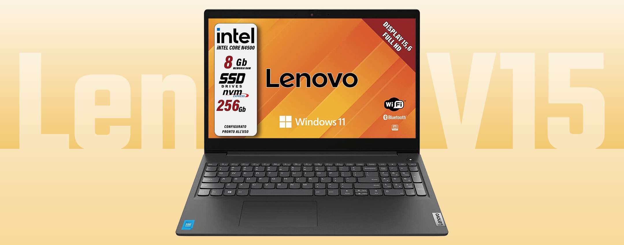 Lenovo V15: acquista il notebook a soli 212 euro