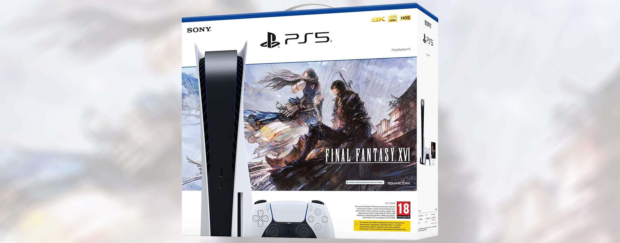 PS5: il bundle con Final Fantasy XVI in preordine su Amazon