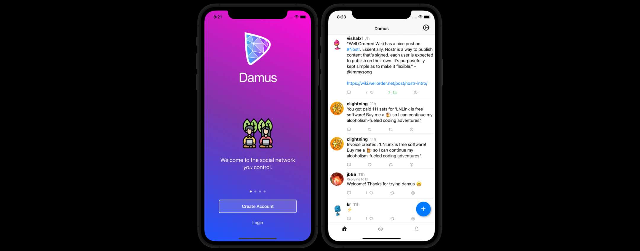 Apple rimuoverà l'app Damus dallo store