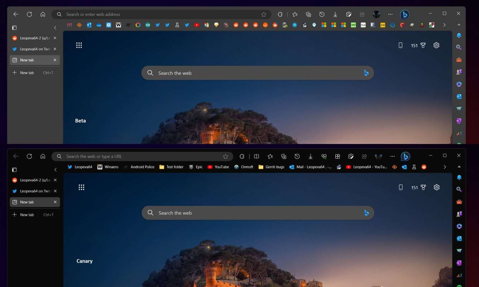 Microsoft Edge, la Dark Mode diventa ancora più scura