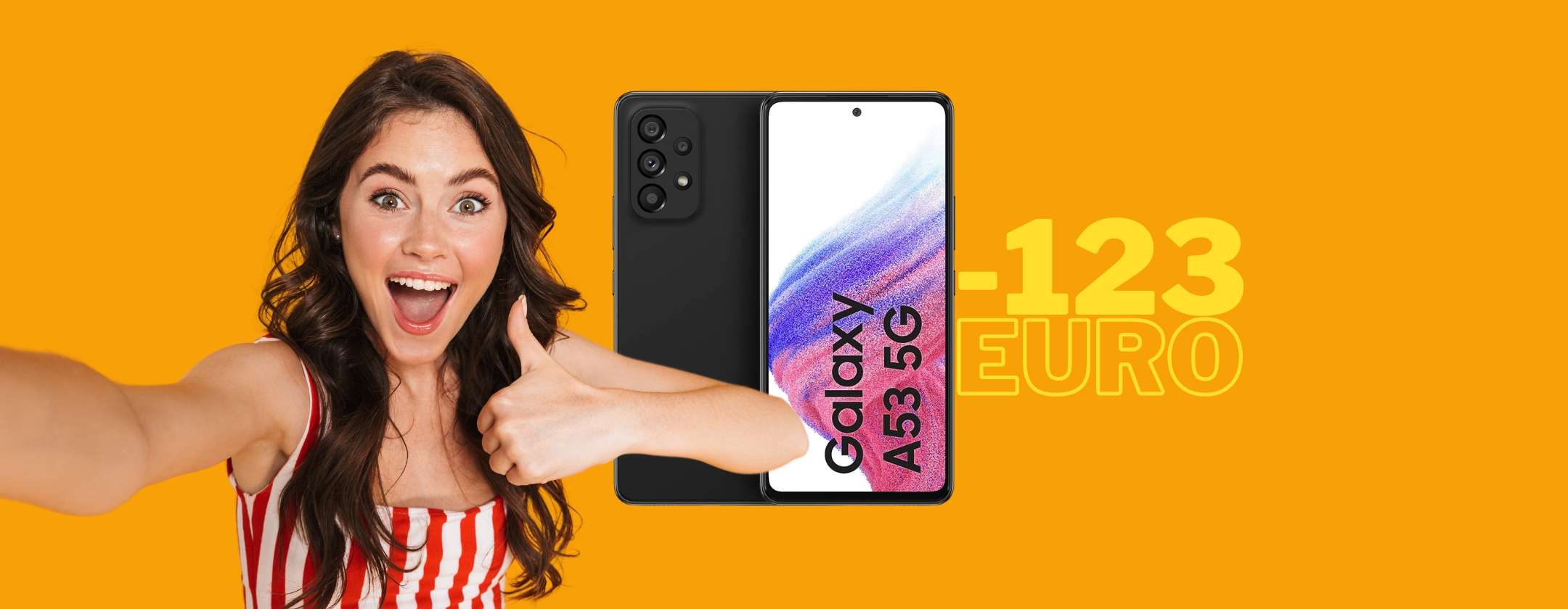 Samsung Galaxy A53: 123€ di SCONTO IMMEDIATO su Amazon